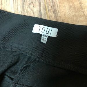 Tobi | Pants & Jumpsuits | Nwt Tobi Mesh Inset Black Pant Medium | Poshmark